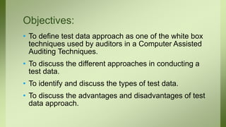 Test Data Approach | PPTX