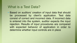 Test Data Approach | PPTX