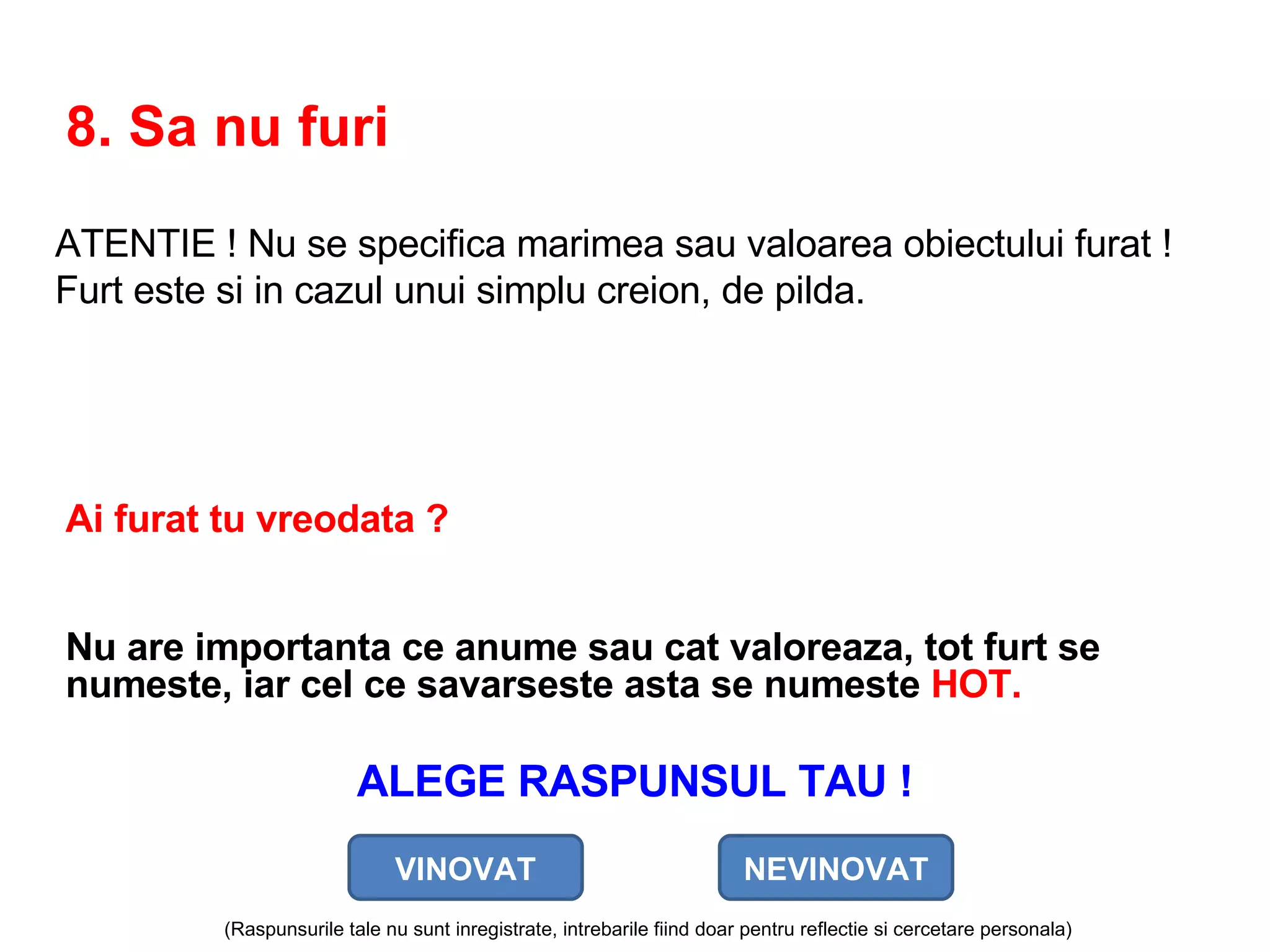 Test De Bunatate | PPS