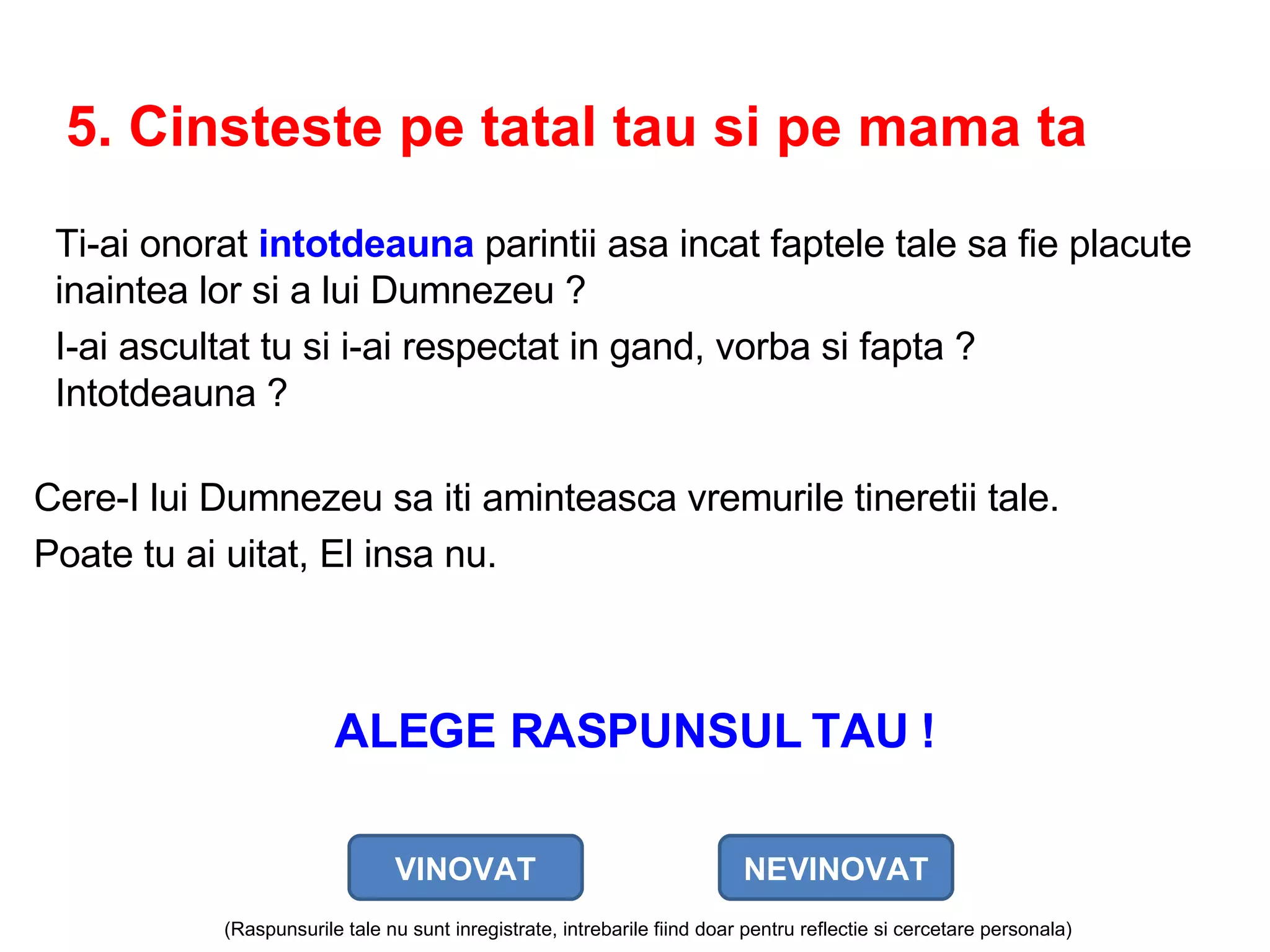 Test De Bunatate | PPS