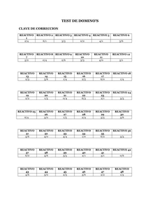 Test de-domino | DOC