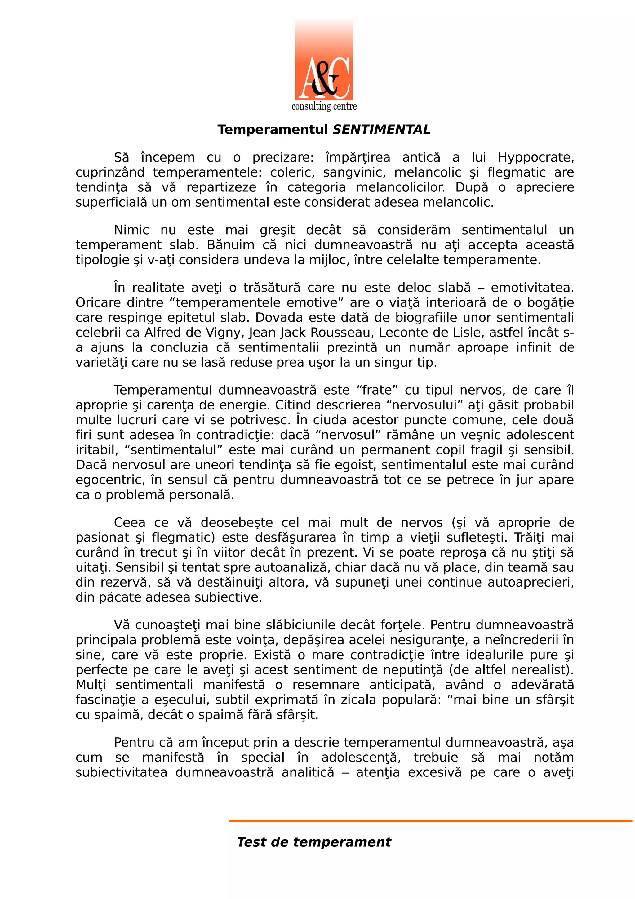 Test de-temperament | PDF