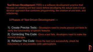Test-Driven-Development.pptx | Programming Languages | Computing