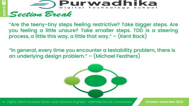 Software Development Practice : Test-Driven Development | PPT