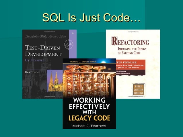 Test-Driven SQL | PPT