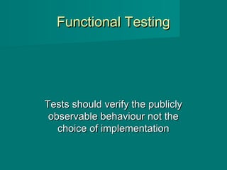 Test-Driven SQL | PPT
