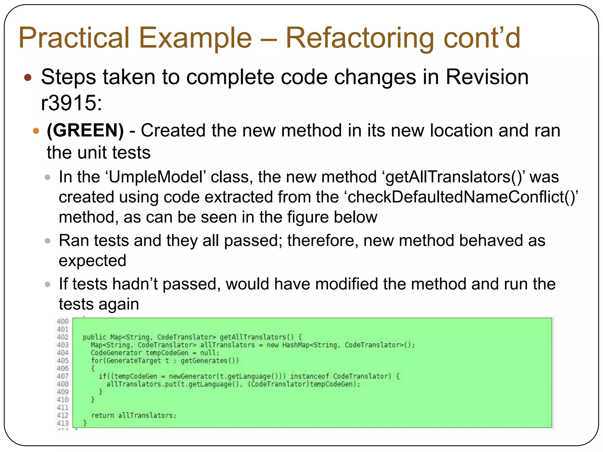 Test-driven development and Umple | PPT