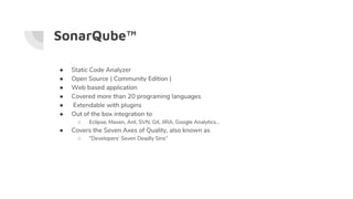 Test driven development with sonarQube | PPTX
