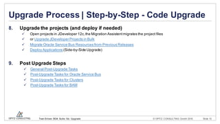Test driven Soa Suite 12c Upgrade | PPT