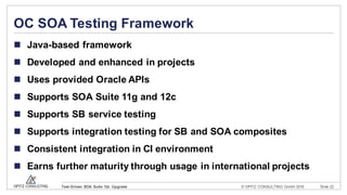 Test driven Soa Suite 12c Upgrade | PPT