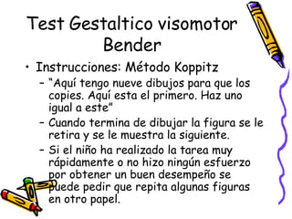 Test Gestaltico Visomotor Bender Ii | PPT
