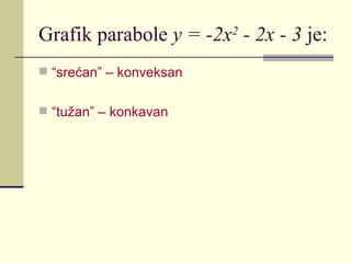 Test grafik kvadratne funkcije | PPS