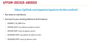 Automated-Testing-inside-containers | PPT