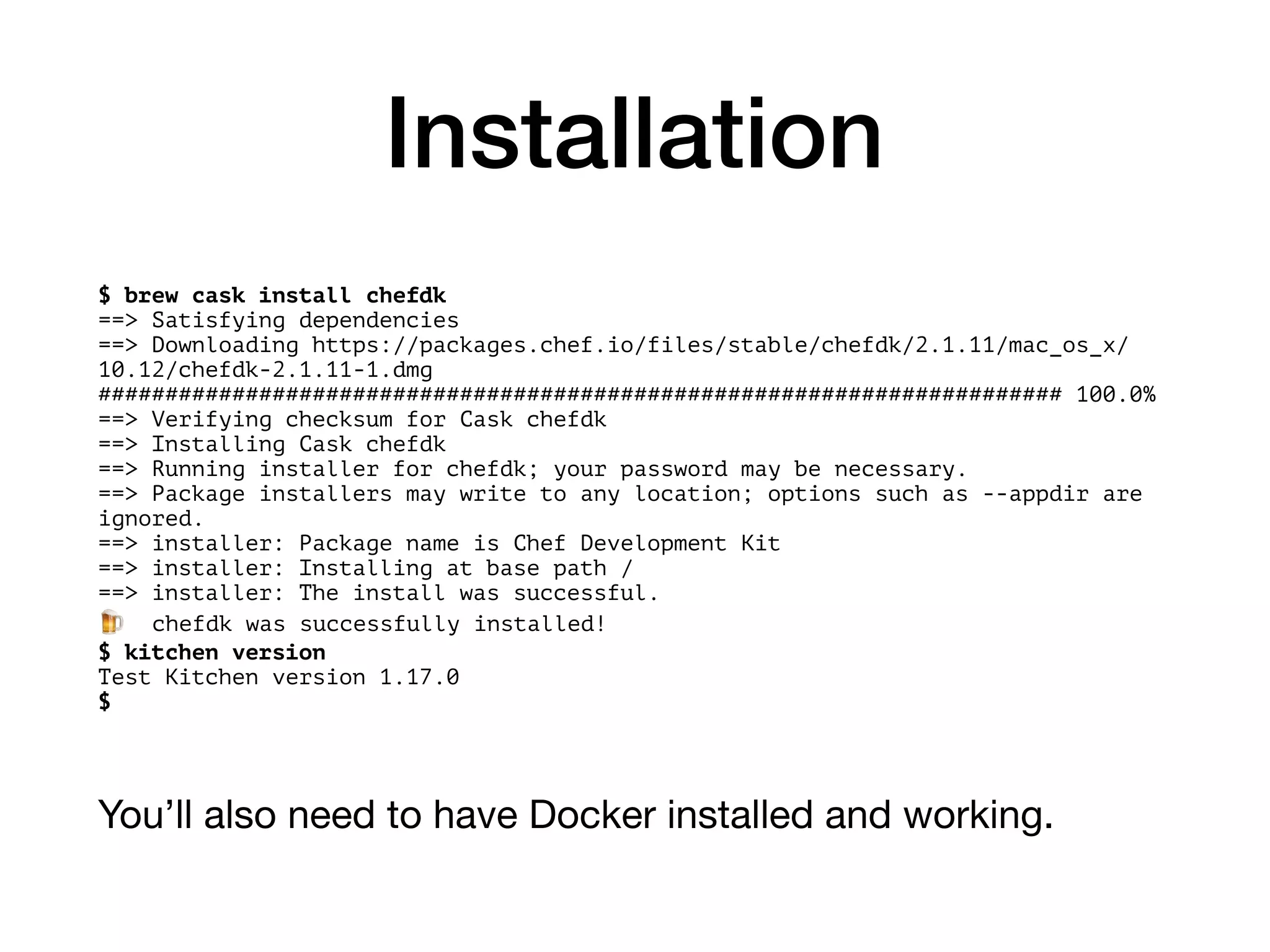 Using Test Kitchen for testing Chef cookbooks | PPT