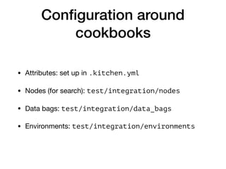 Using Test Kitchen for testing Chef cookbooks | PDF