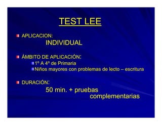 Test Lee | PDF