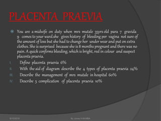medicine and medical nursing examination FORMAT | PPTX
