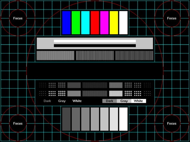 Test pattern-for-lcd memory effect in projectors | PPT