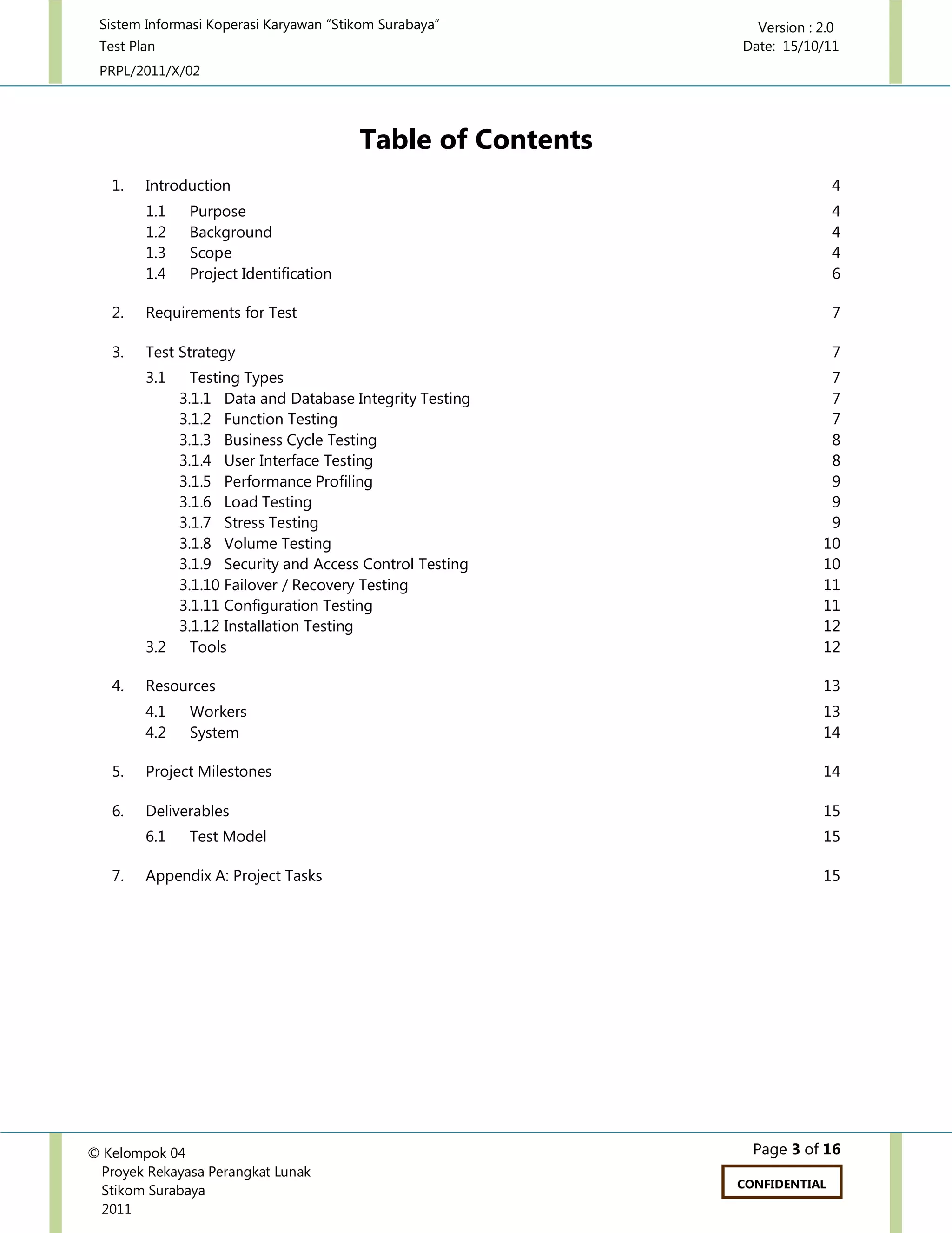 Test plan Document Example | PDF