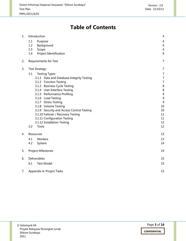 Test plan Document Example | PDF