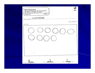 Test pro-calculo | PDF