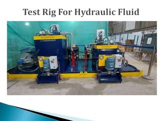 TEST RIG FOR HYDRAULIC FLUID (A3987) - NEOMETRIX DEFENCE | PPTX