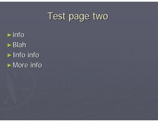 Test Slideshow | PPT