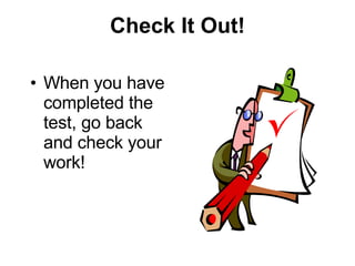 Test Taking Strategies | PPT