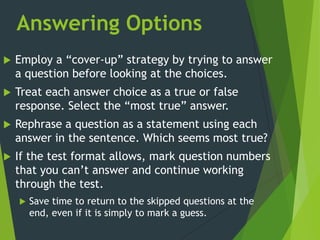 Test-taking Skills | PPTX