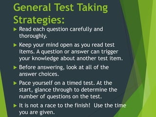 Test-taking Skills | PPTX