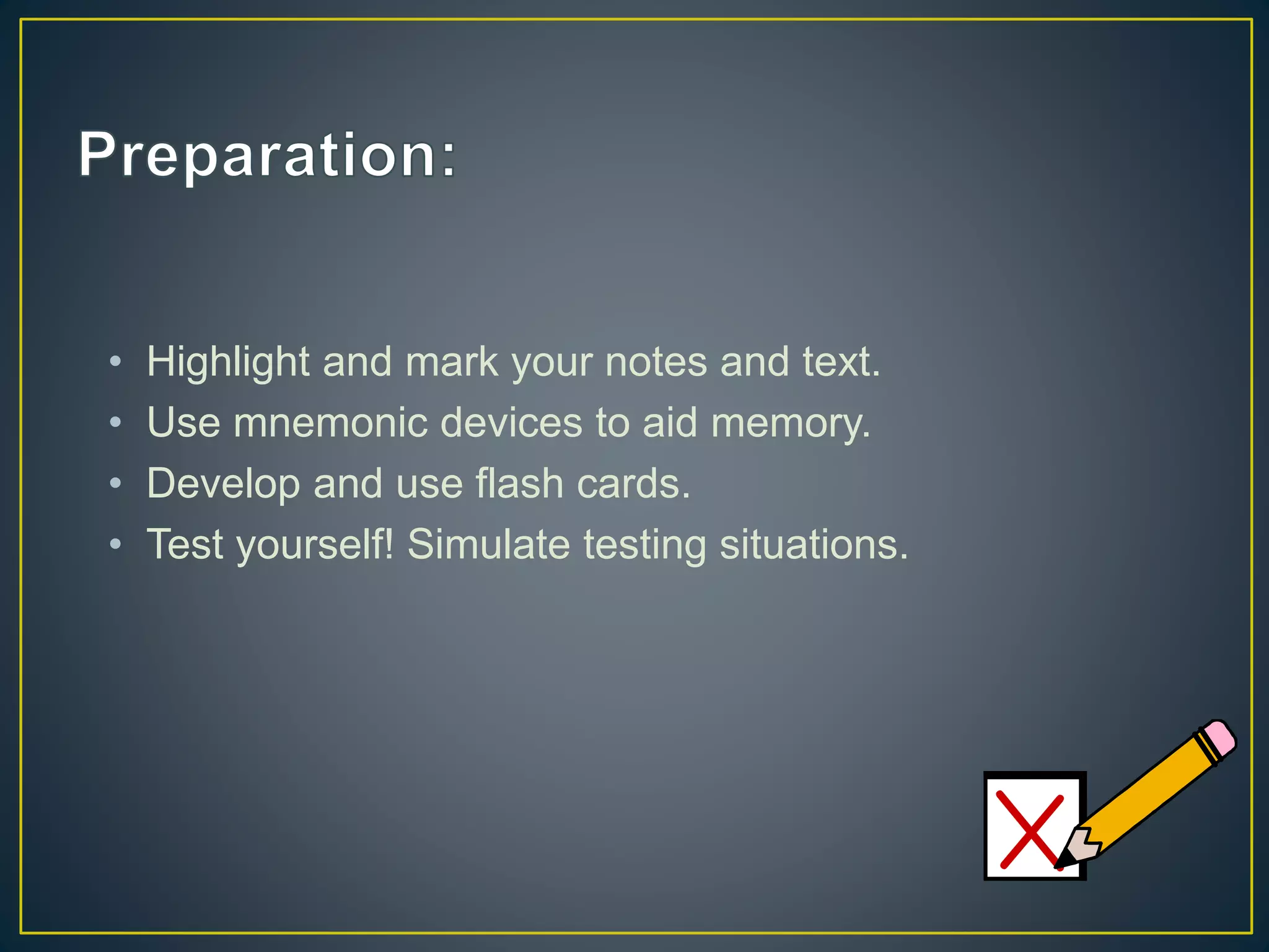 Test taking strategies | PPTX