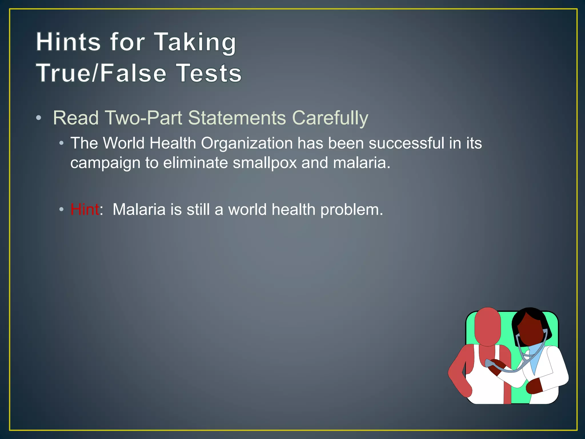 Test taking strategies | PPTX