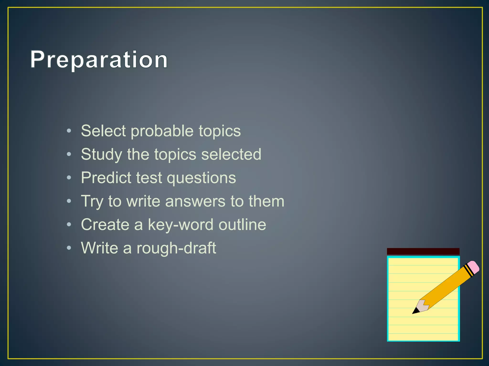 Test taking strategies | PPTX