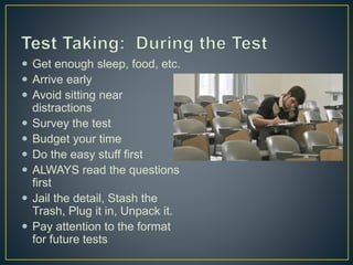 Test taking strategies | PPTX