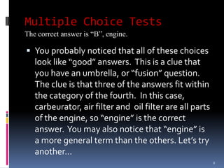 Test taking strategies long | PPT