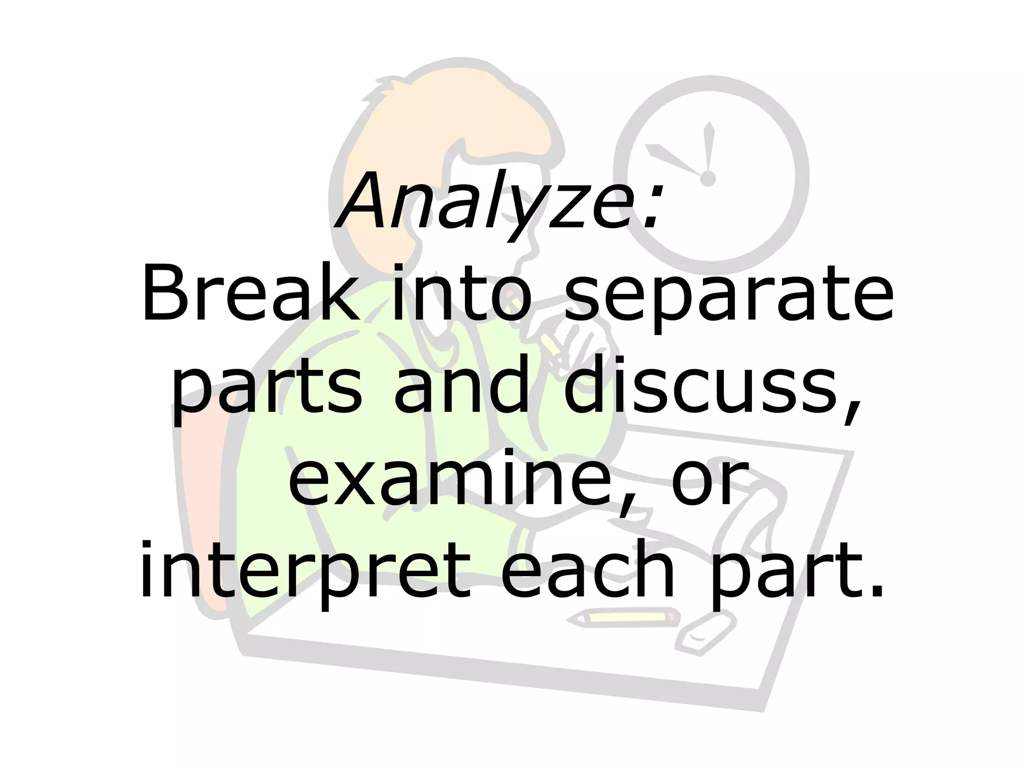 Test taking vocabulary | PPT