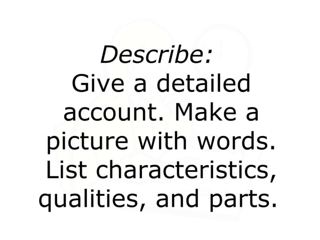 Test taking vocabulary | PPT