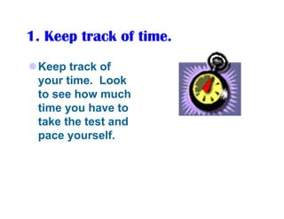 Test Taking Tips | PDF