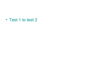 Test 1 | PPT