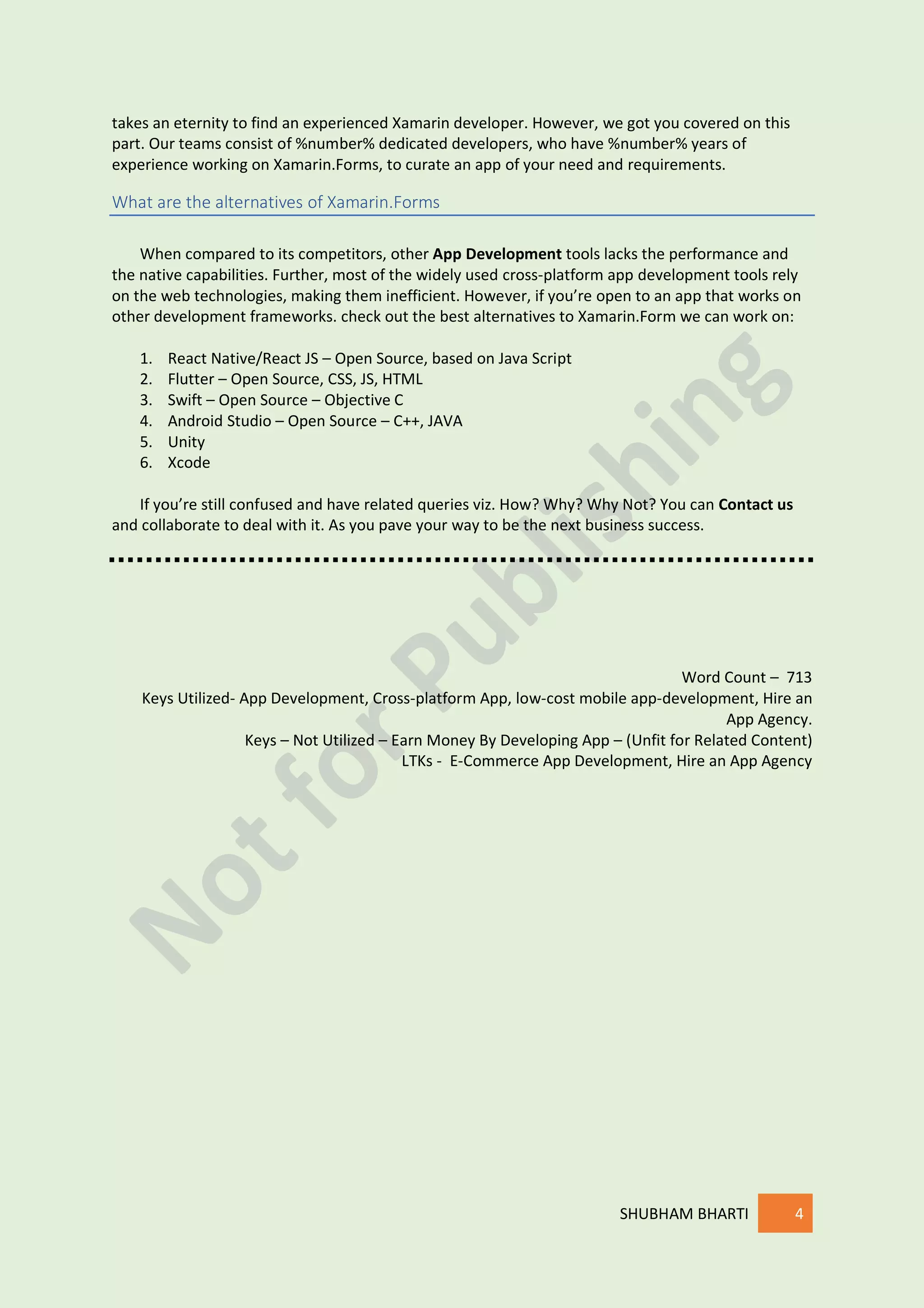 App Development And Xamarinforms Pdf Web Development Internet 2514