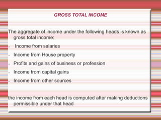 INCOME TAX BASIC CONCEPT | PPT