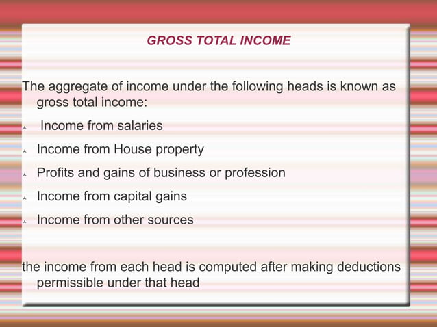INCOME TAX BASIC CONCEPT | PPT