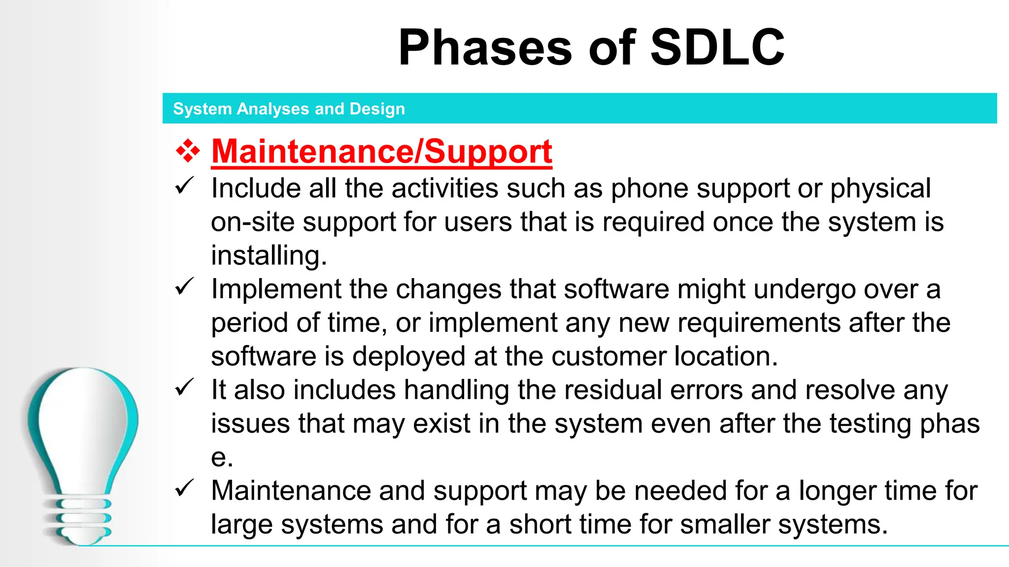 System Analysis and Design Project documentation | PPTX