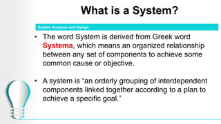 System Analysis and Design Project documentation | PPTX