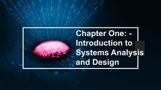System Analysis and Design Project documentation | PPTX
