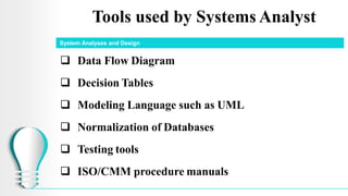 System Analysis and Design Project documentation | PPTX