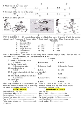 KET 6 TEXT 2 WORD | PDF