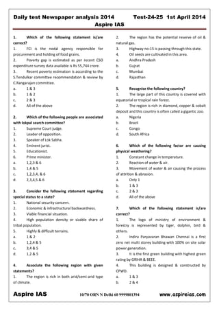 newspaper | PDF | Geography | Science