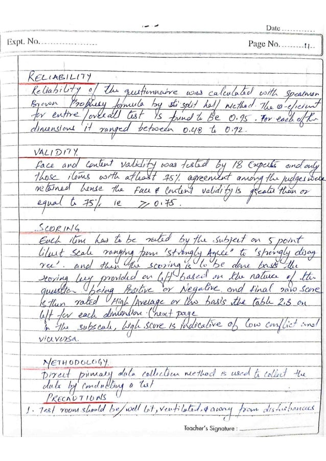 TEST FES BC Family Environment Scale Bhatia & Chadha MA Psy Sem3 2022 ...