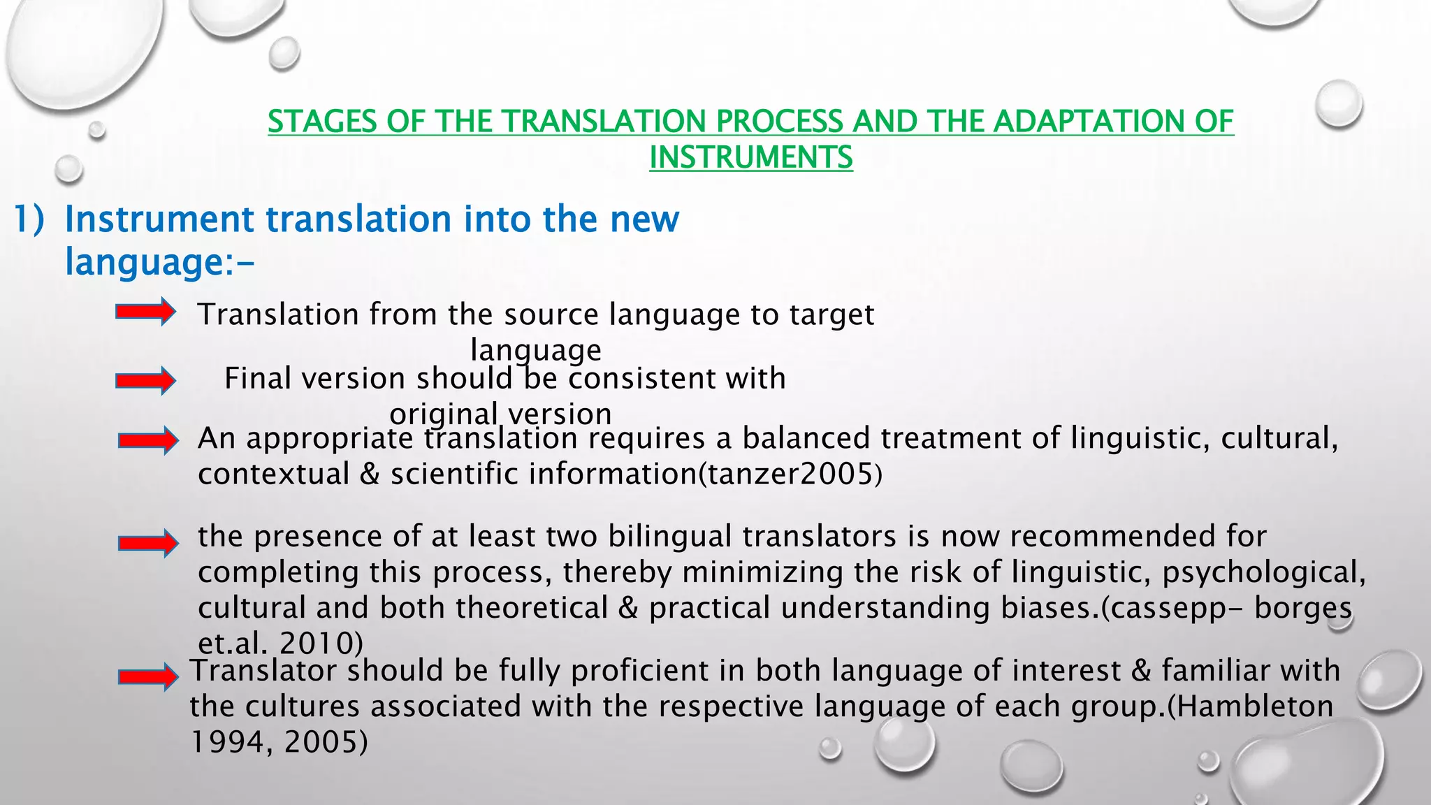 Test adaptation | PPTX | Education